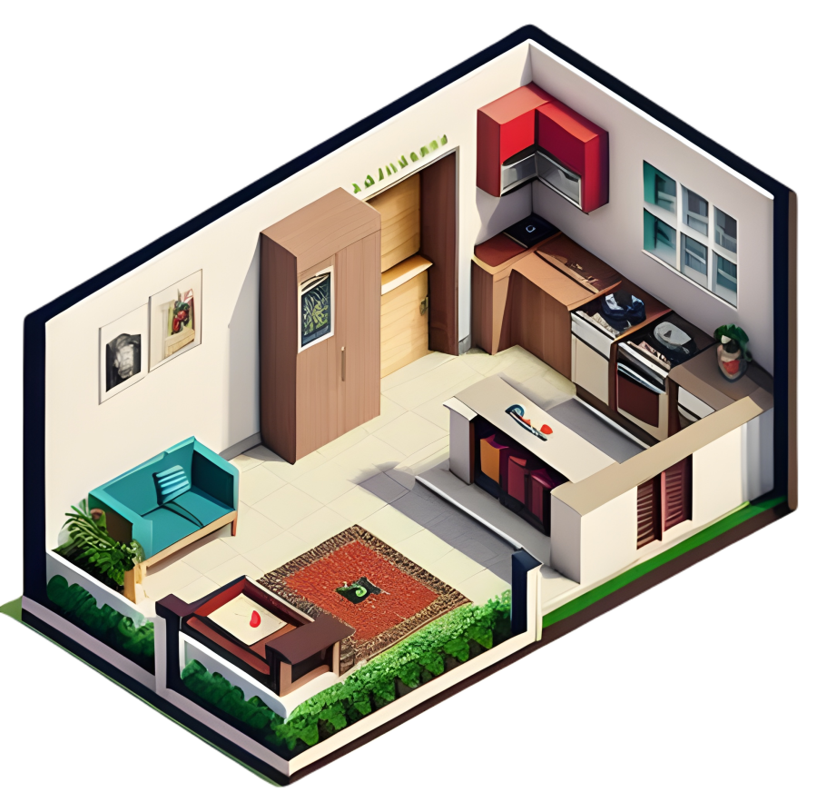 94 Inside buildings views - Isometric view - PNG transparent ...