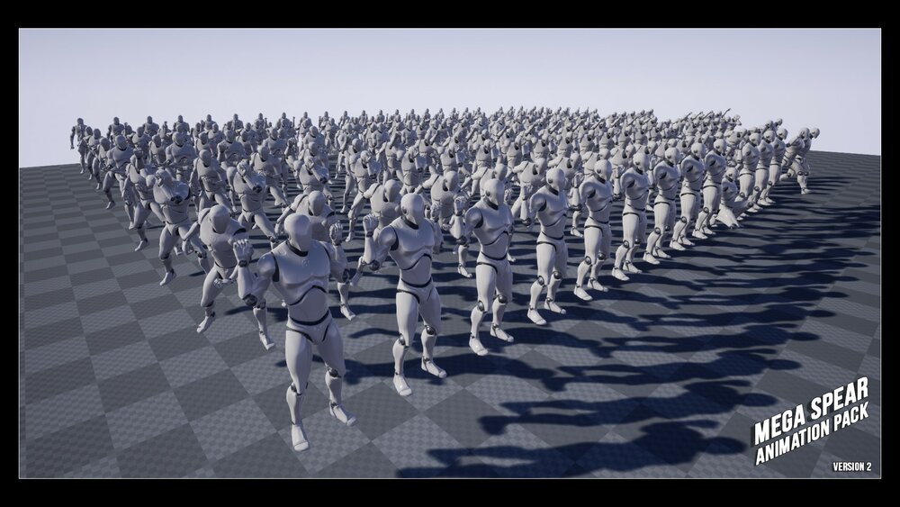 Mega Spear Animation Pack - Animations - Categories - devmyasset.com