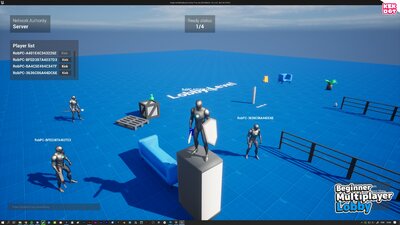 Beginner Multiplayer Lobby - Blueprint Template - By Kekdot - Buy Game Blueprints for Developers ...