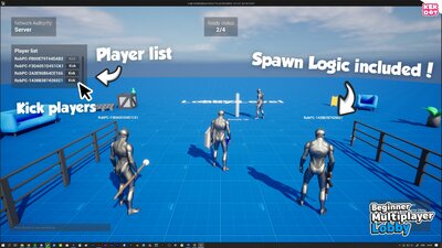Beginner Multiplayer Lobby - Blueprint Template - By Kekdot - Buy Game Blueprints for Developers ...