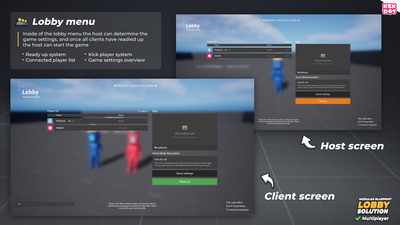 Multiplayer Blueprint Lobby Solution - Template - By Kekdot - Buy Game Blueprints for Developers ...