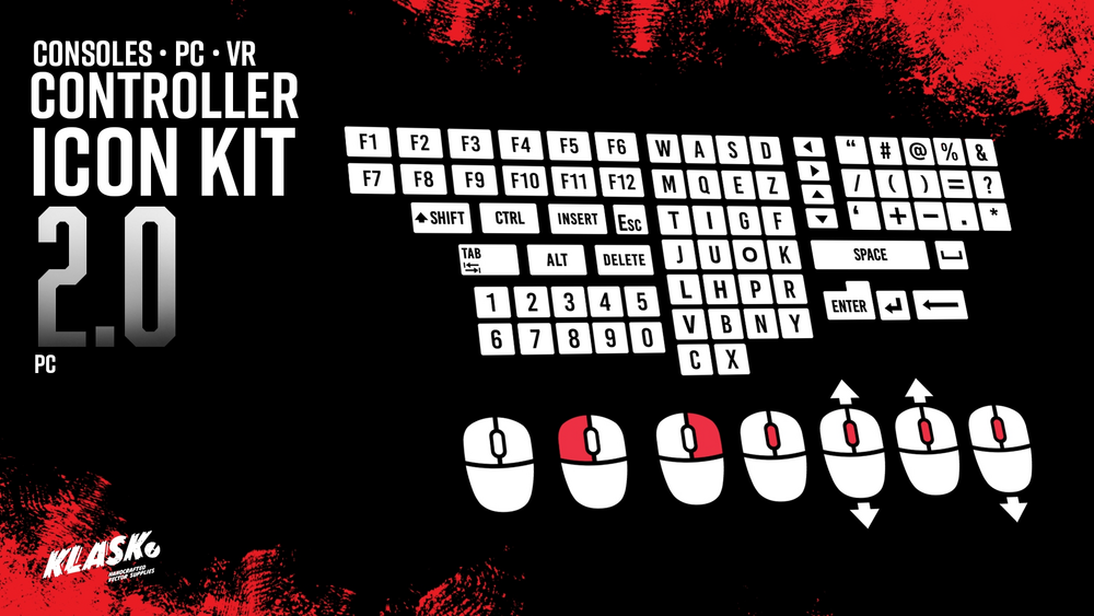 Controller Icon Kit - 2D Assets - Categories - devmyasset.com