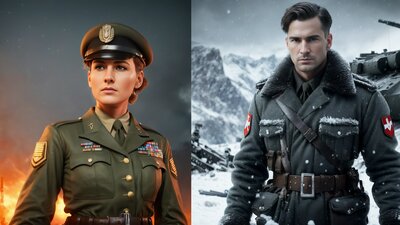 4K WW2 German Soldiers Avatars - 2D Assets - Categories - devmyasset.com