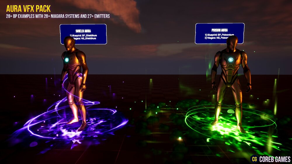 Aura VFX Pack - Buy Visual Effects & Game Assets - DevMyAsset Market