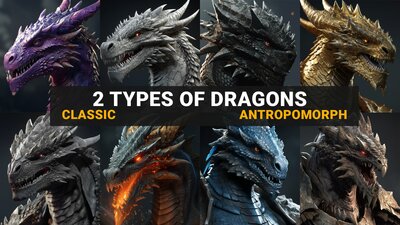 700+ Dragons Avatars Pack Vol.01 - Buy 2D Game Assets for Developers ...
