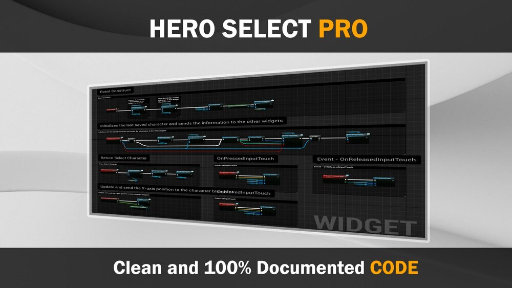 Hero Select PRO - Blueprints - Categories - devmyasset.com